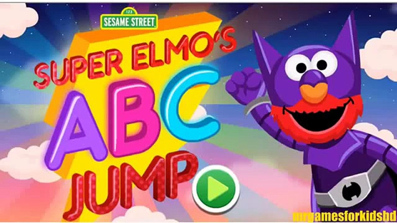 Sesame Street Super Elmo's ABC Jump Alphabet Rescue Animated Cartoon ...