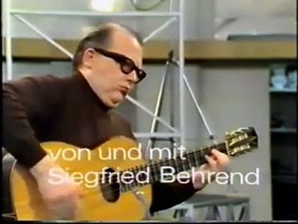 Siegfried Behrend: Die Gitarre - video Dailymotion