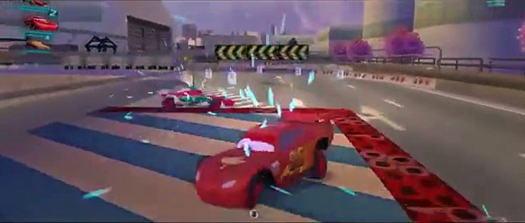 CARS 2 : Lightning Mcqueen Cars Battle Race Track Drifting Disney Pixar ...