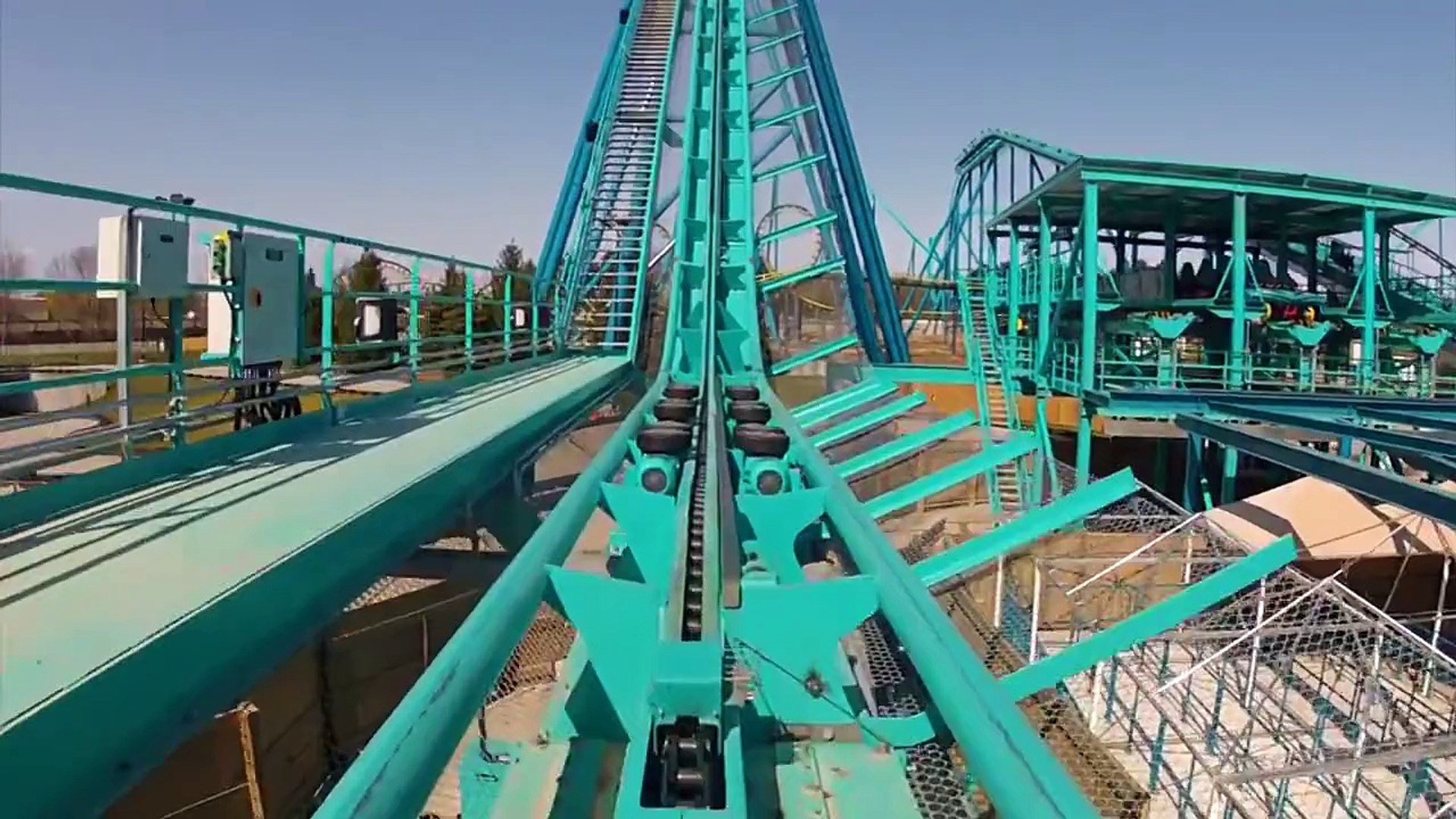 Leviathan Roller Coaster Pov Sea World S Leviathan Roller Coaster Ride