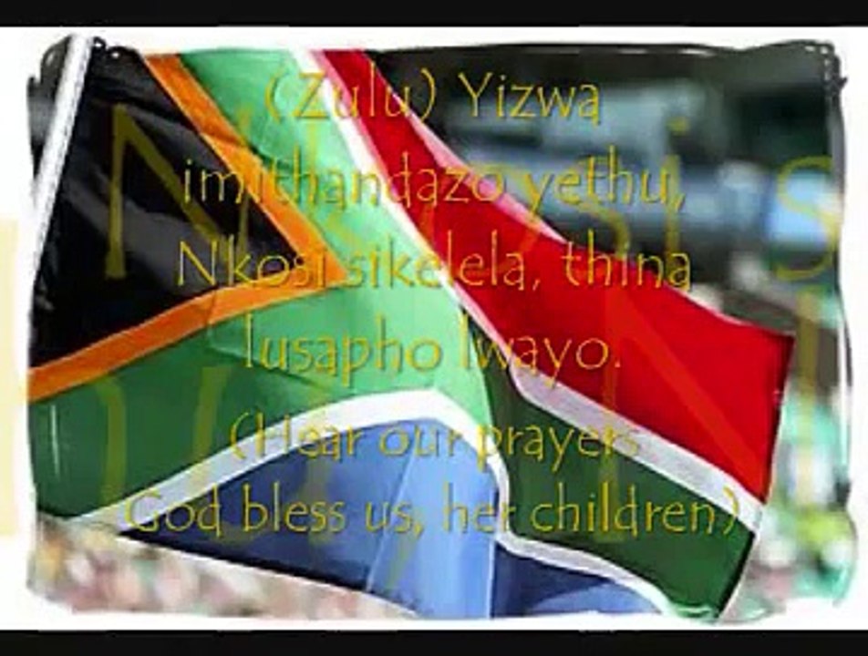 The South African National Anthem (Nkosi Sikelel' iAfrika) - With ...