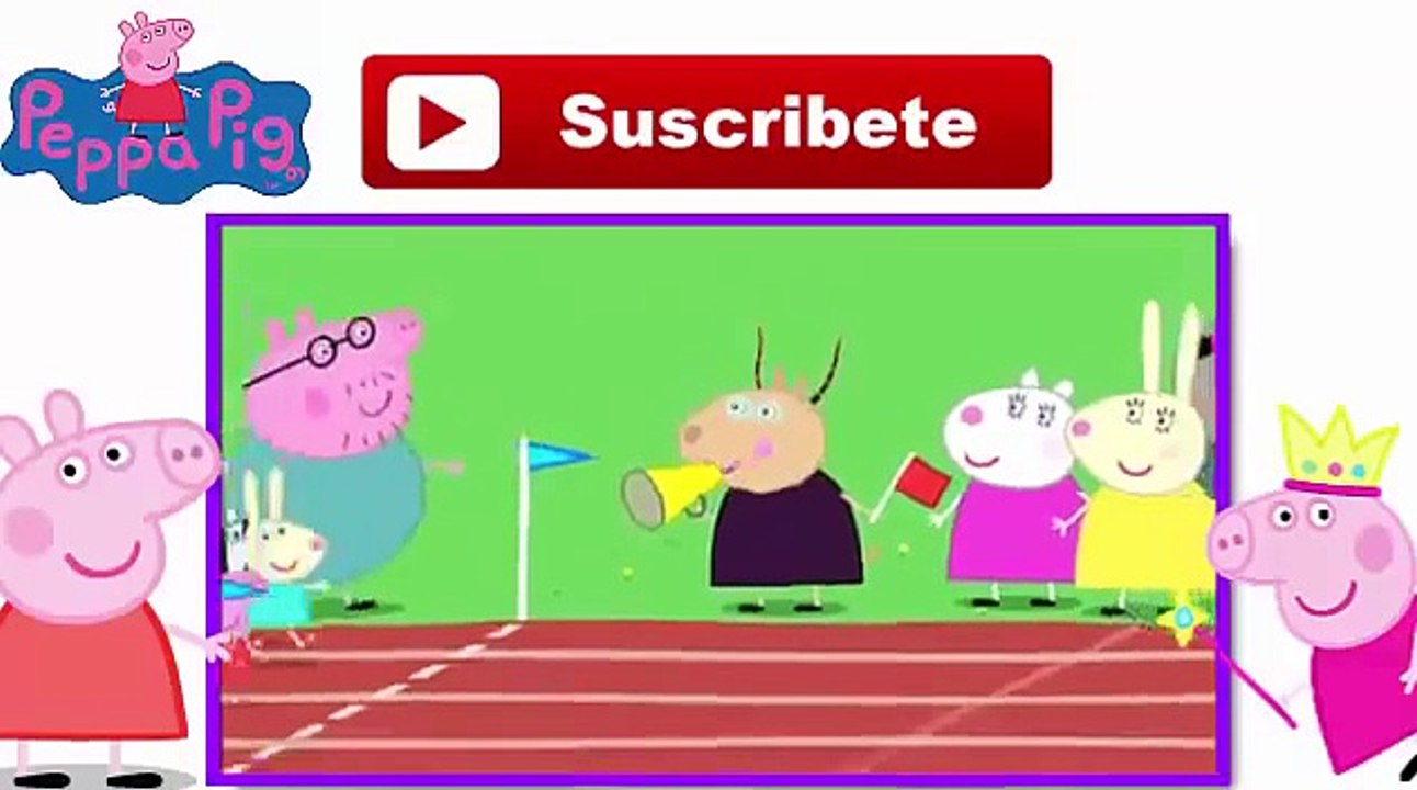 Peppa Pig en Español - Carrera en la Escuela - La Competencia - video ...