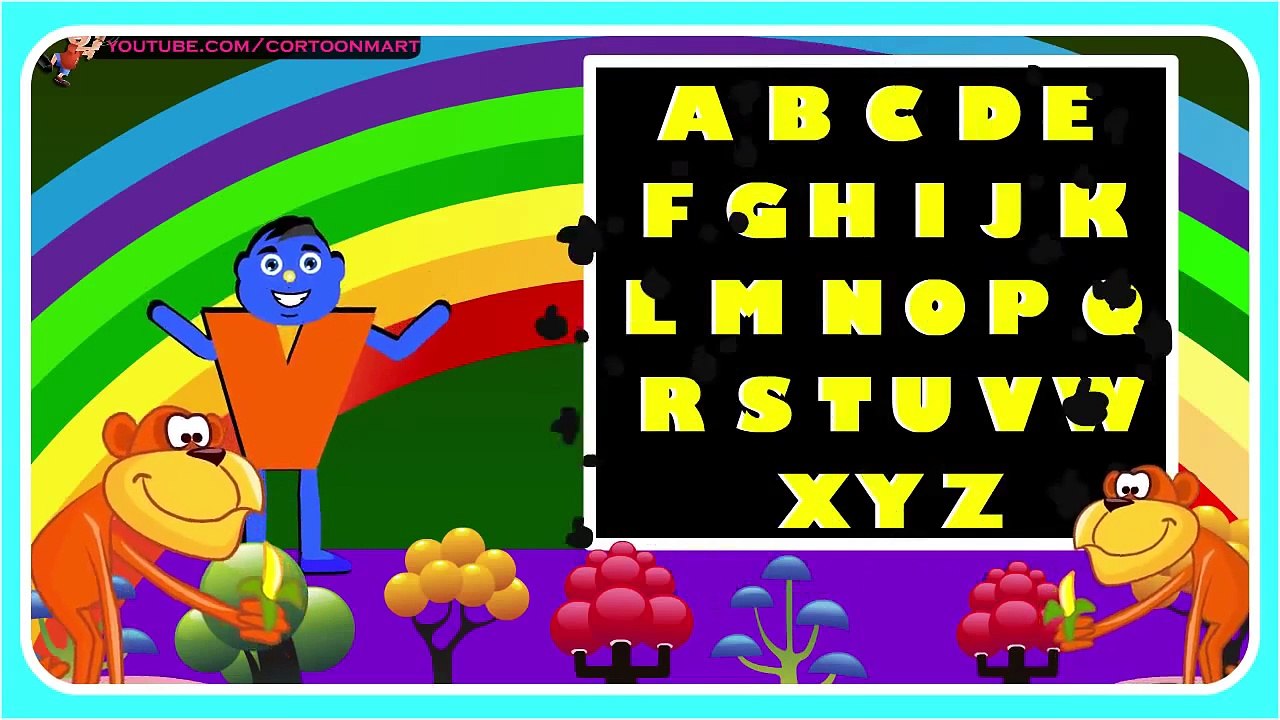 ABCD Cartoon Animation For Kids Nursery Rhymes Phonics Song - video ...