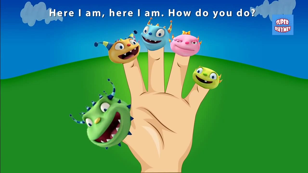 Henry Huggle monster | Finger Family Cartoon | Nursery Rhyme | Full ...