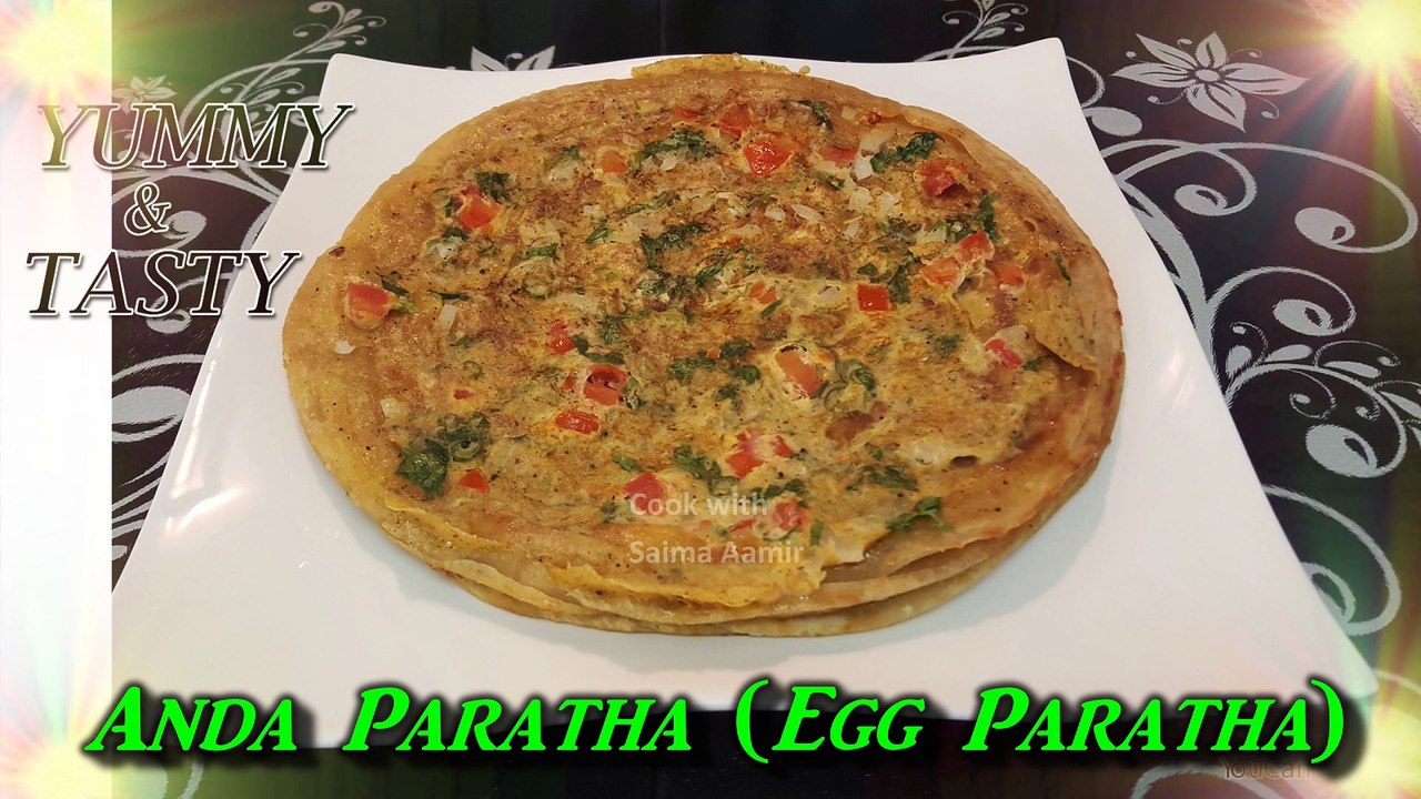 Anda Paratha (Egg Paratha) انڈے کا پراٹھا / Cook With Saima - Vidéo ...