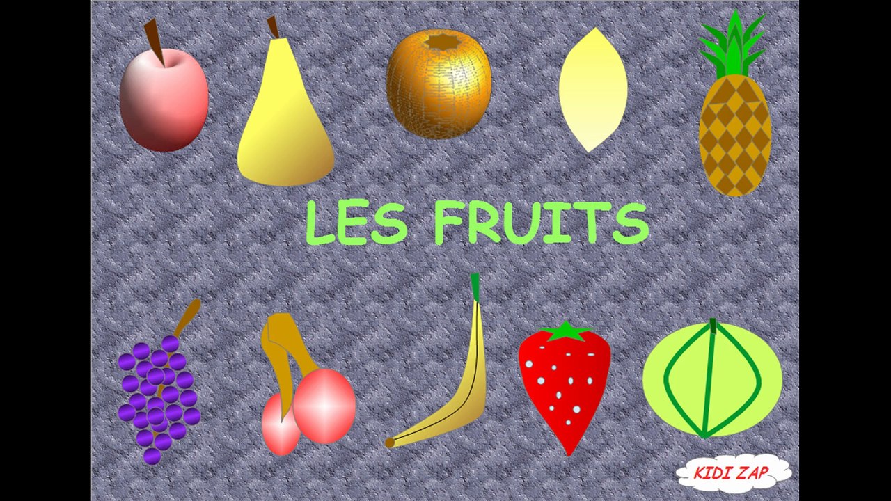 Apprendre les fruits en espagnol, las frutas - Vidéo Dailymotion