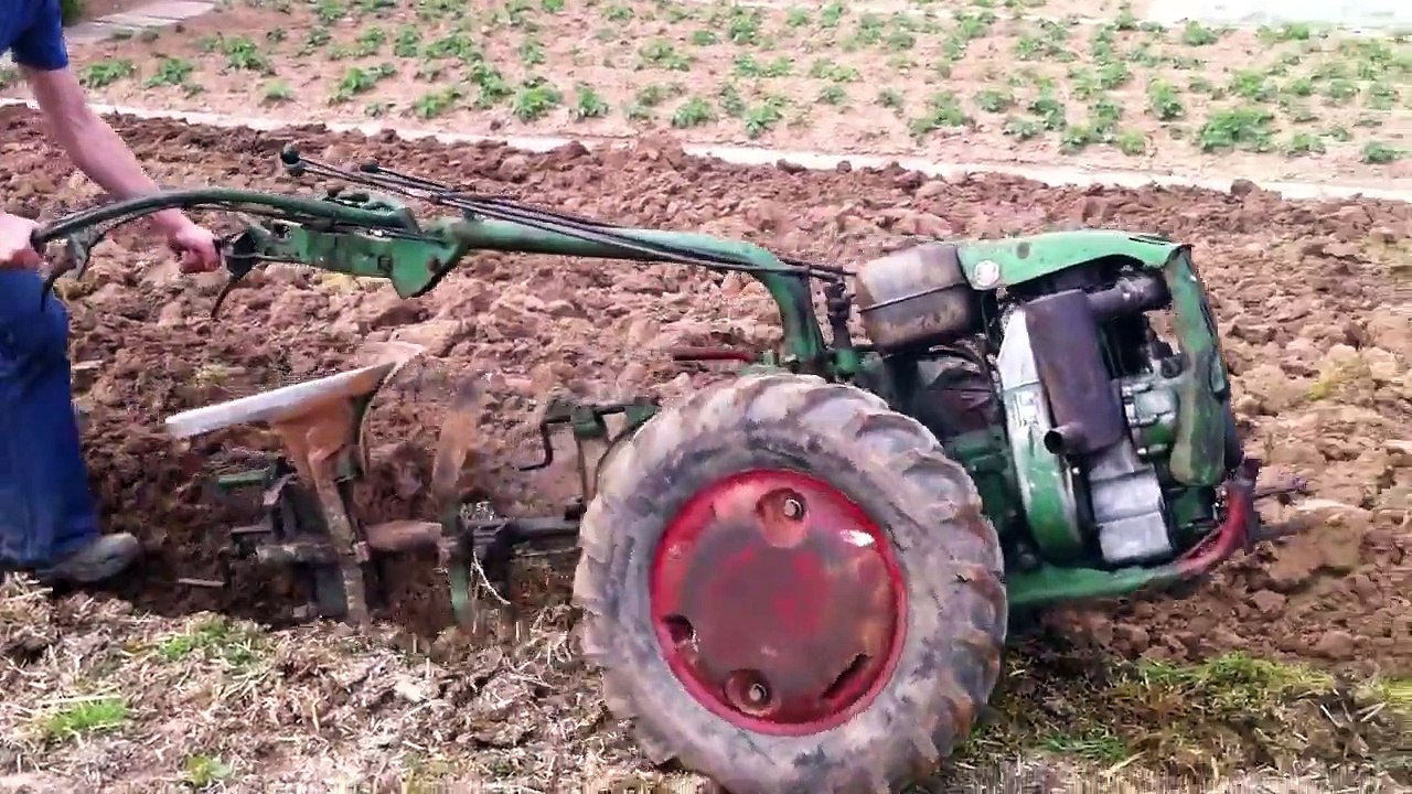 Pfügen schwere Einachser Agria 2800 Motor Berning Di7 + Holder E10 ...