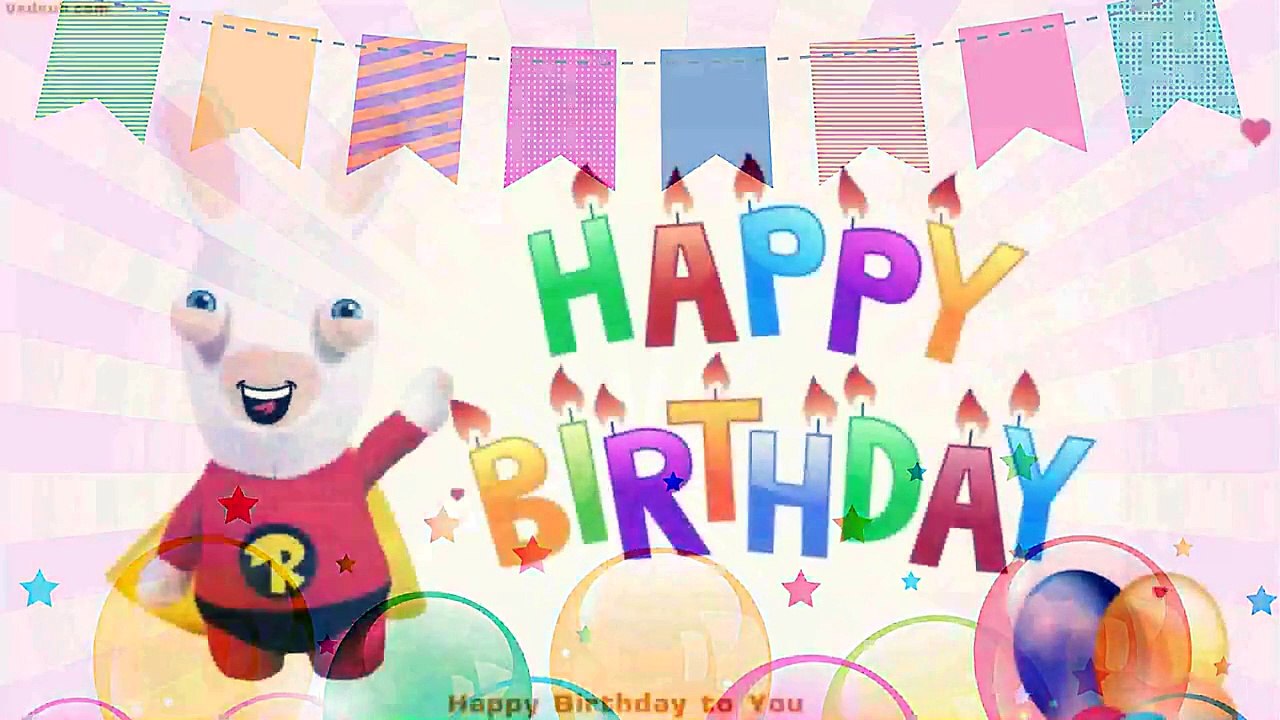 Happy Birthday Song McFarlane Toys Rabbids | Children Songs Nursery ...