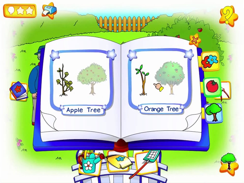 Caillou Gardening Cartoon Animation PBS Kids Game Play Walkthrough ...