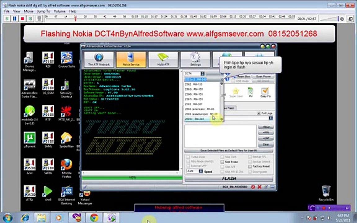 Flash nokia dct4 by ATF Box - video Dailymotion