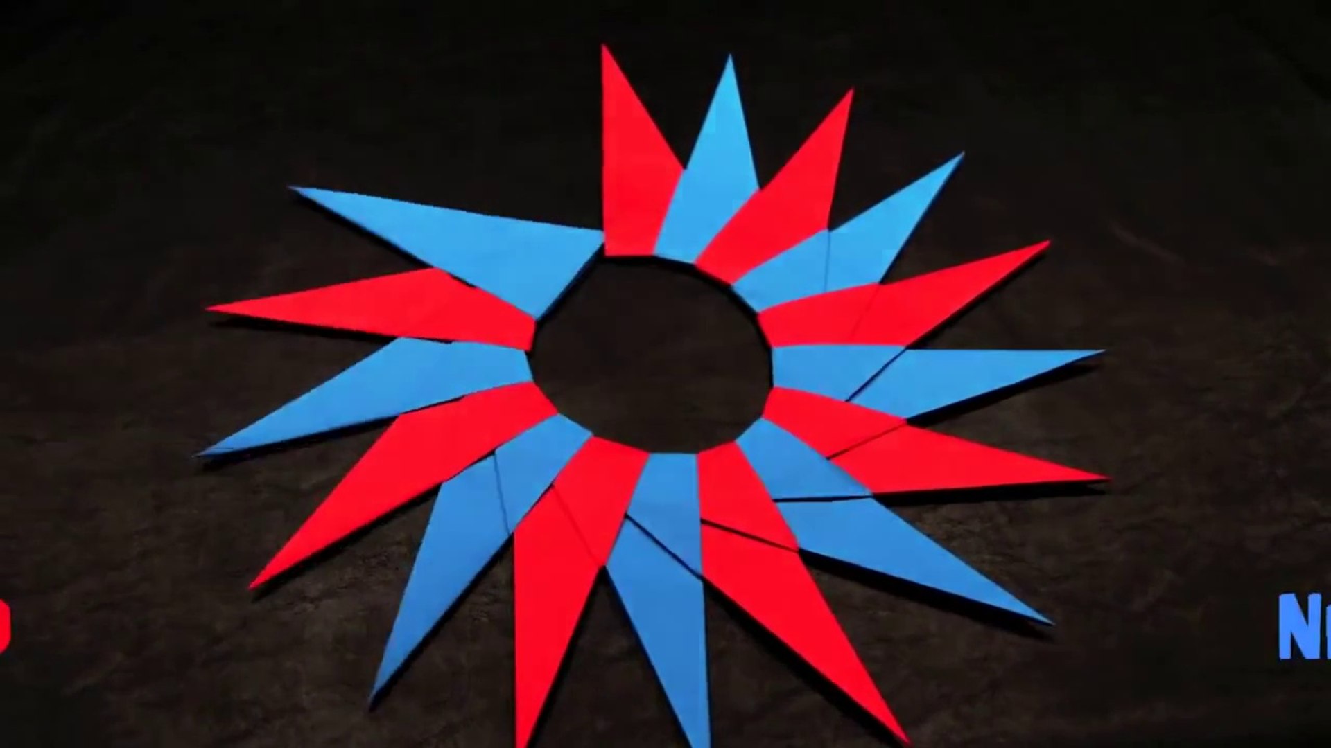 Origami Shuriken 16 Point