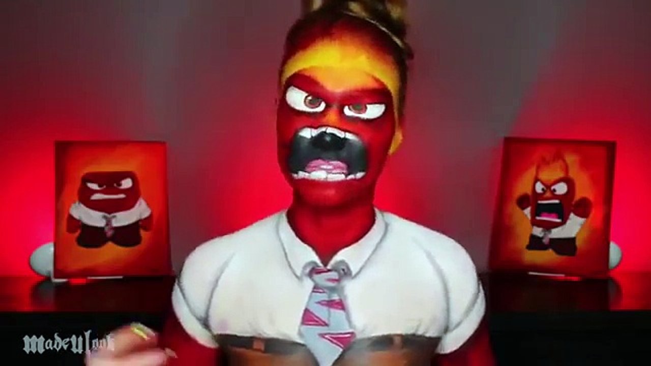INSIDE OUT ANGER Makeup Tutorial - video Dailymotion