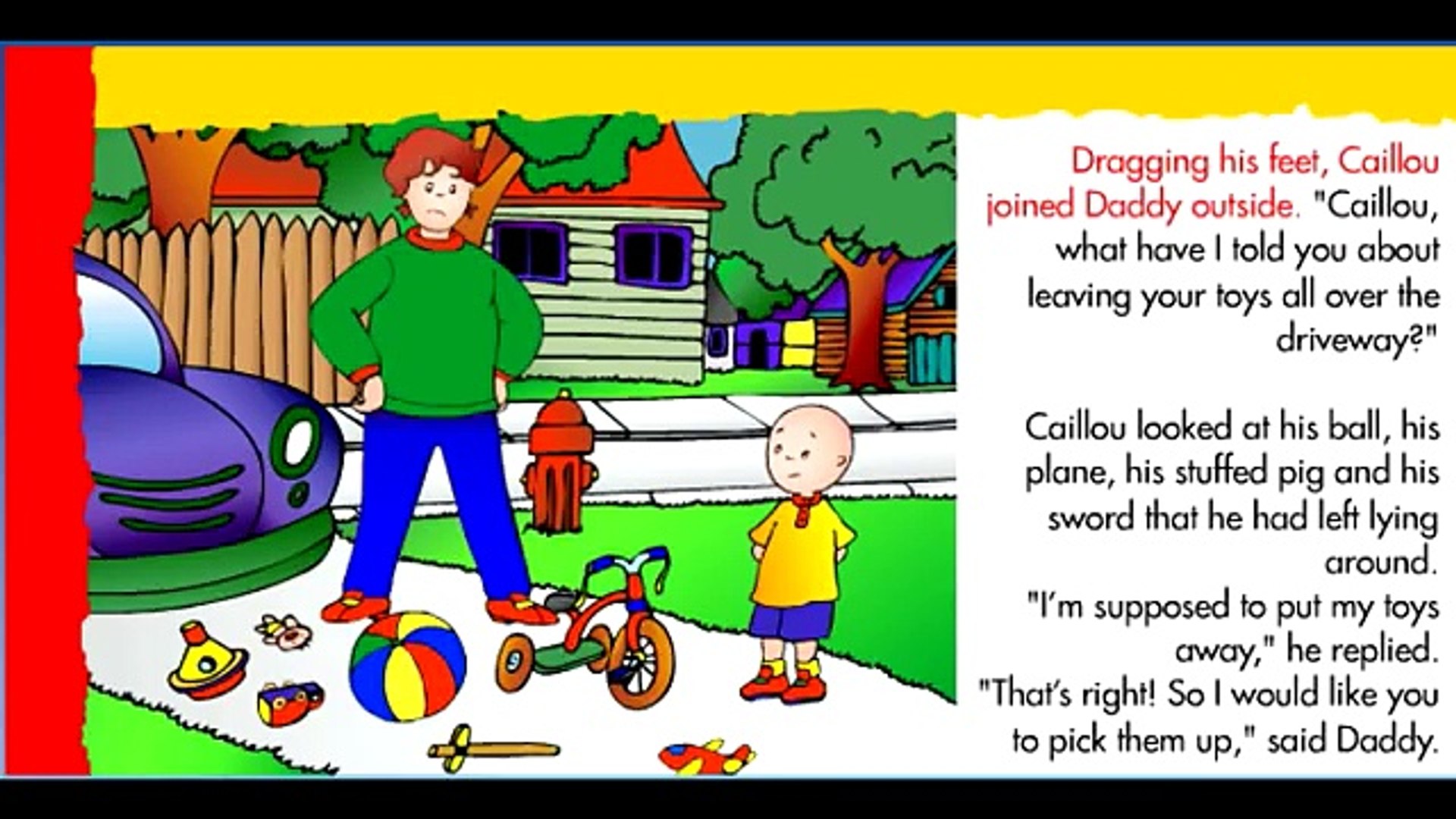 Caillou Story Daddy
