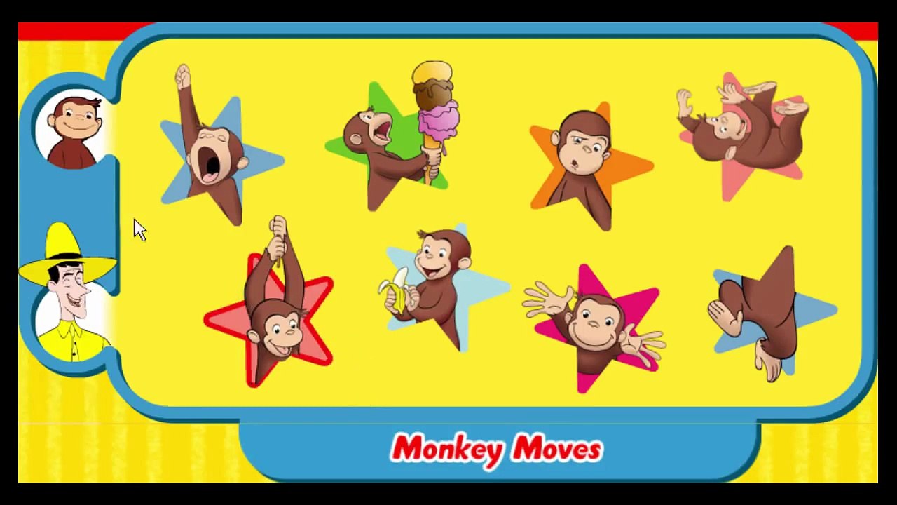 Curious George Monkey Moves Cartoon Animation PBS Kids Game Play ...