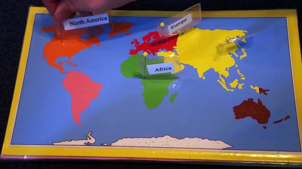 7 Continents Song and Montessori Map Work - video Dailymotion