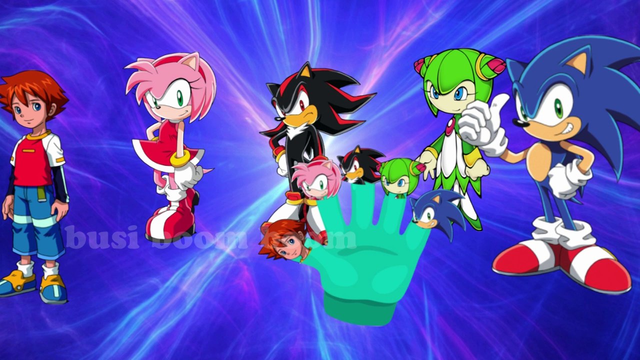 Sonic x Cartoon Finger Family Nursery Rhyme For Children - video ...
