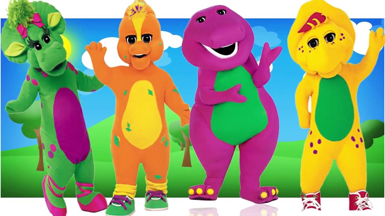 Finger Family Nursery Rhymes Barney And Friends Cartoon | Daddy Finger ...