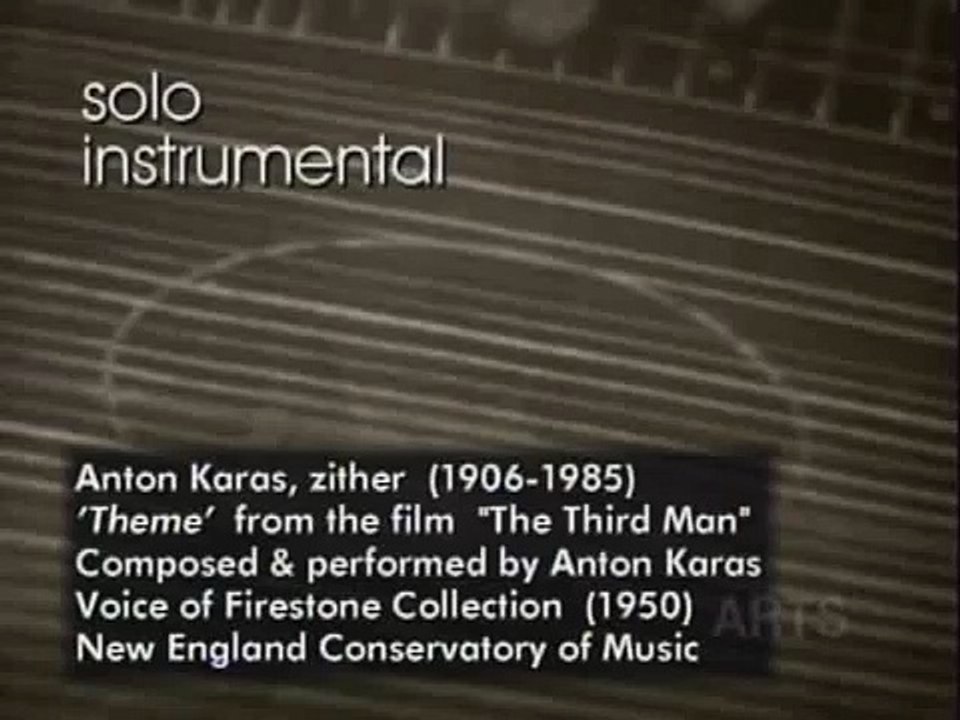 Theme from the Third Man Anton Karas, zither - video Dailymotion
