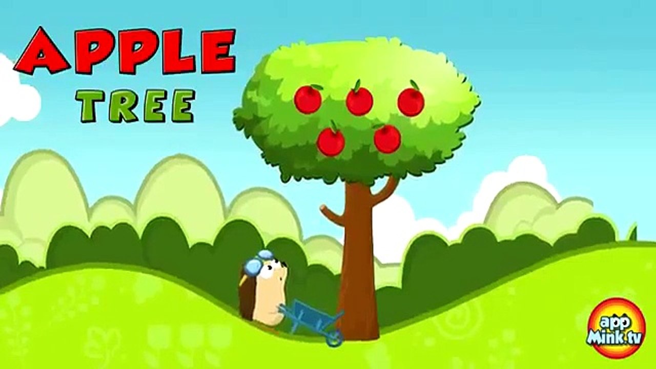 Number Counting Apples Kids Learn To Count With Hedgehog Education ...