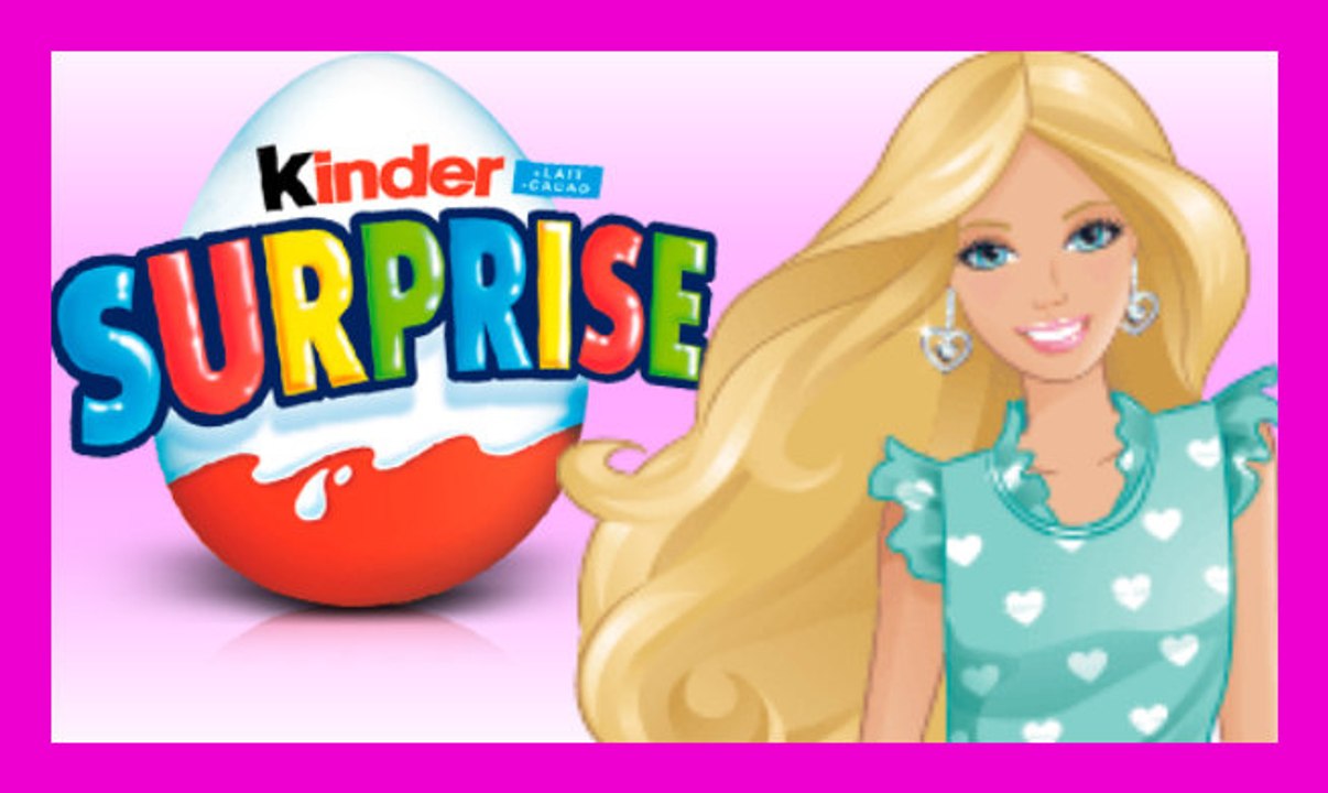 BARBIE kinder surprise Mattel Eggs UNBOXING easter Eggs toy gift ...