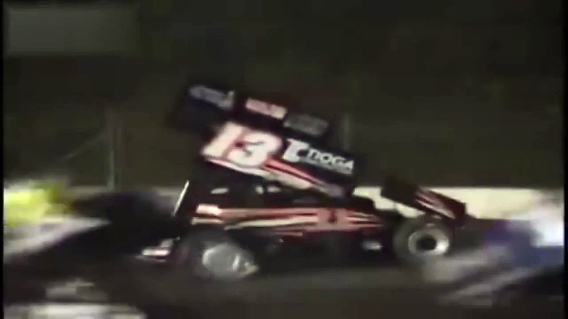 Tony Stewart Sprint Car Crash Video