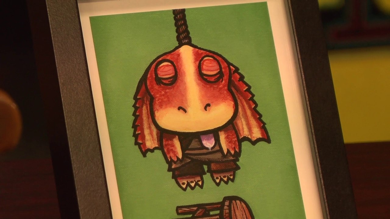 Classic Game Room - JAR JAR BINKS DEATH PRINT review - video Dailymotion