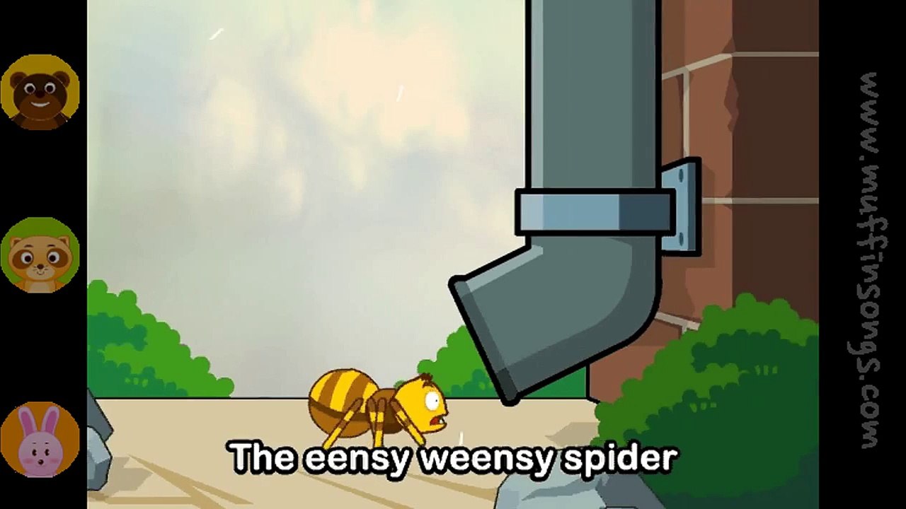 Muffin Songs - Eensy Weensy Spider (Itsy Bitsy) nursery rhymes ...