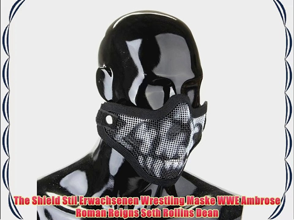 The Shield Stil Erwachsenen Wrestling Maske WWE Ambrose Roman Reigns ...