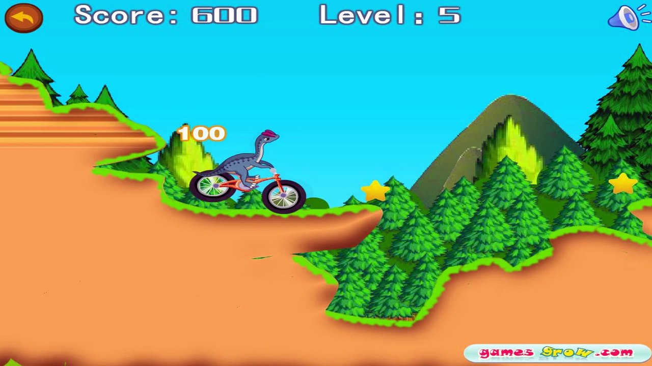 Gry Dla Dzieci- Dinozaur Na Rowerze- GRAJ Z NAMI - video Dailymotion