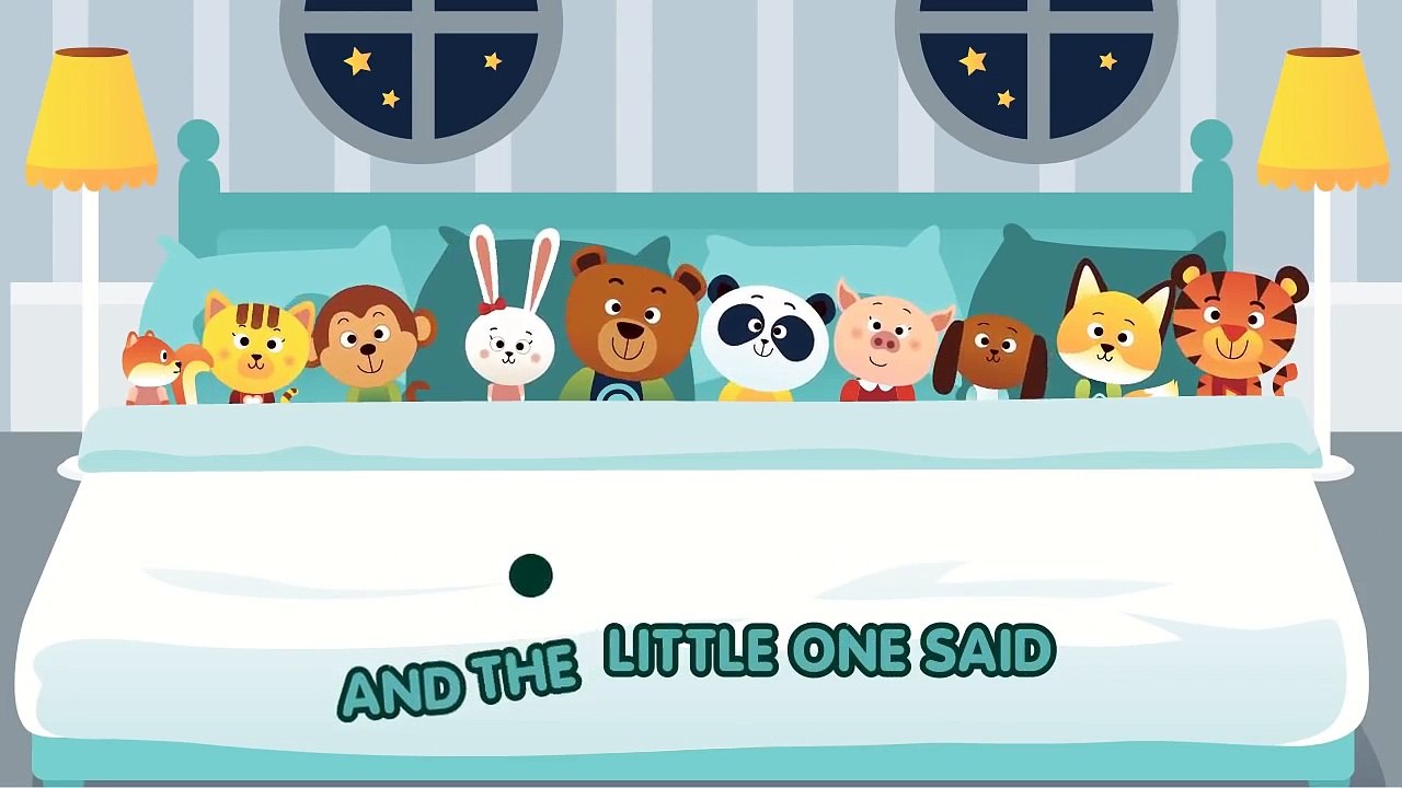 Ten in the Bed (aka Roll Over) • Nursery Rhyme with Lyrics • Animated ...