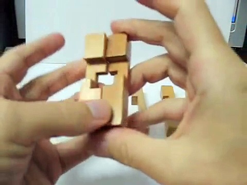 Burr Puzzle 3D Wooden Cross Solution Video Dailymotion