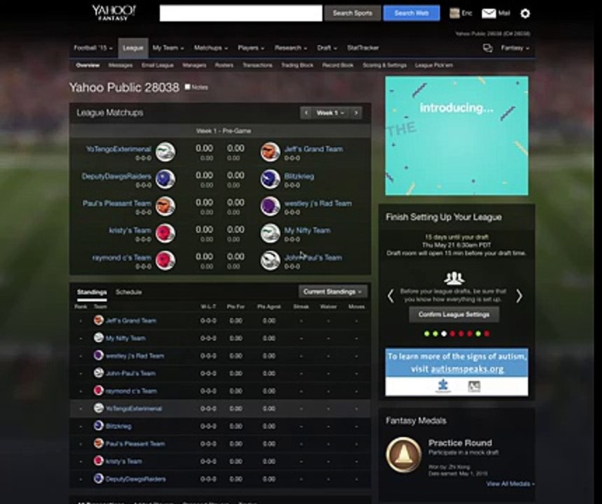 HowTo Delete Yahoo Fantasy Football Team - Dailymotion Video