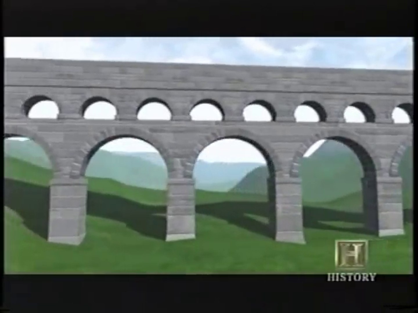 Ancient Rome Aqueducts Video Editing