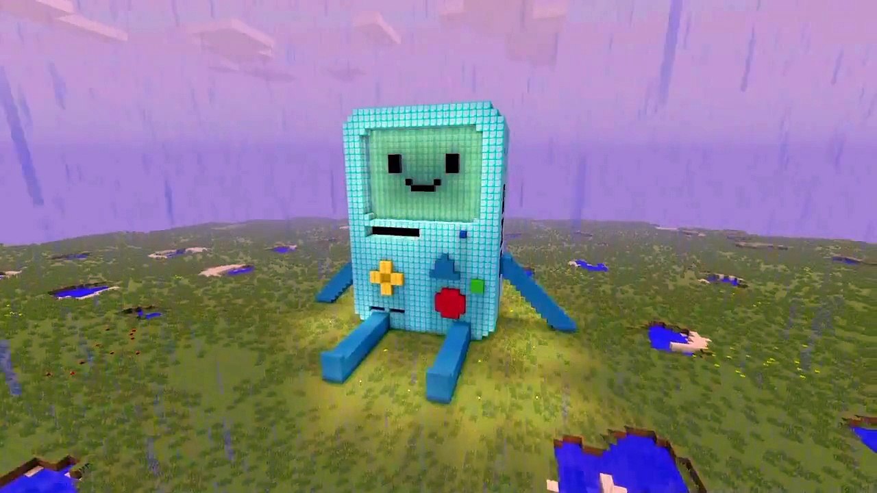 MINECRAFT GIANT 3D BMO ADVENTURE TIME BUILD - video Dailymotion