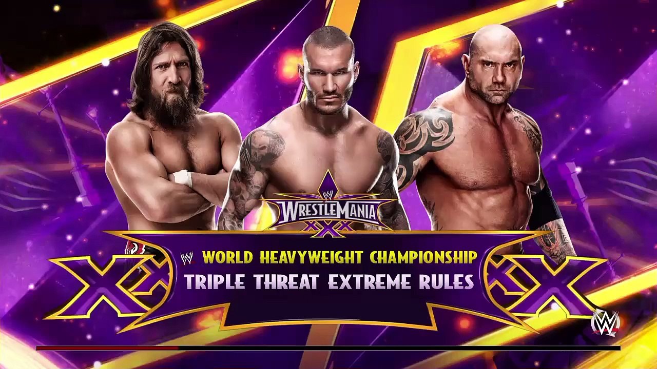 WWE 2K RIVALRIES - Daniel Bryan vs. Randy Orton vs. Batista | WWE ...