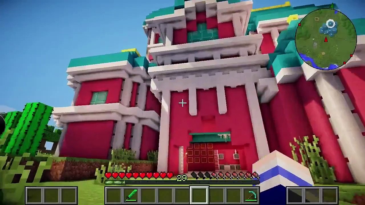 LDShadowLady | Disney Castle! - Ep 3 - Minecraft Crazy Craft 3.0 ...