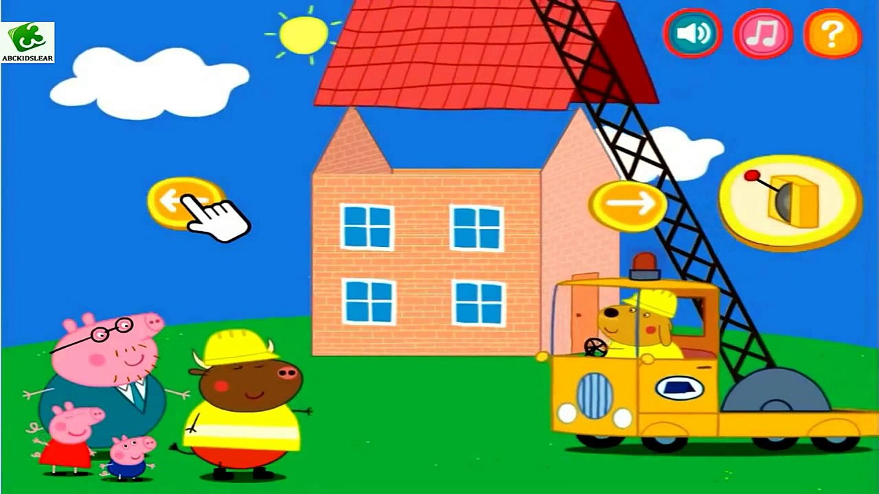 Peppa pig english Pepa pig The new house Educational games for kids ...