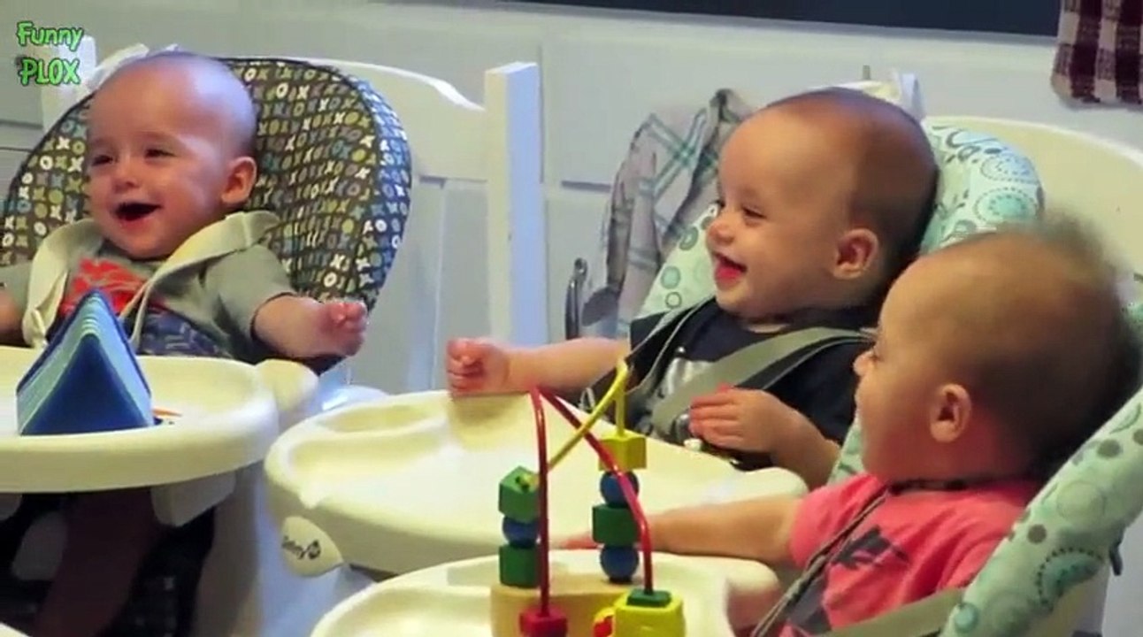 Funny Triplet Babies Laughing Compilation 2014 [NEW HD] - video Dailymotion