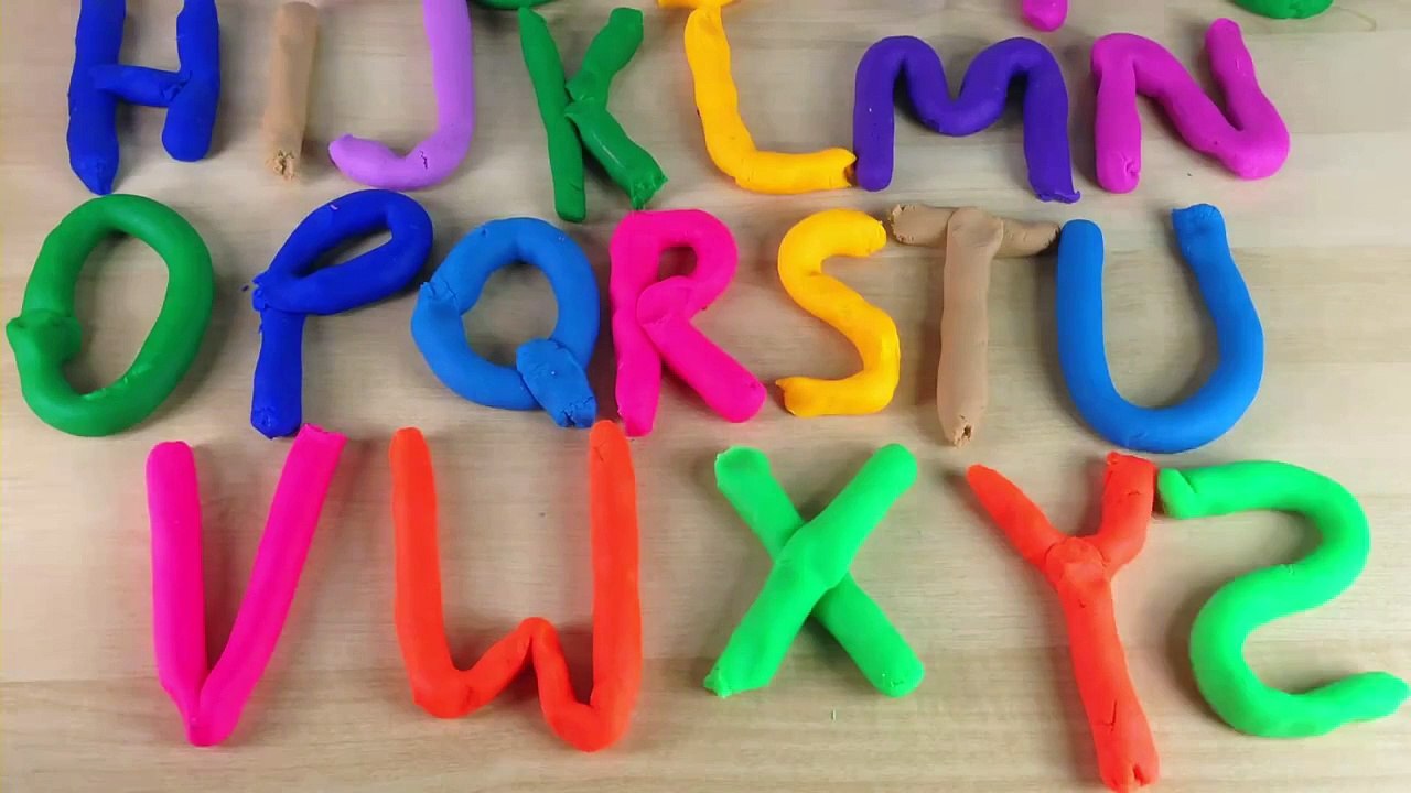 Learn ABC with Play-Doh Alphabet Letters From A to Z - video Dailymotion