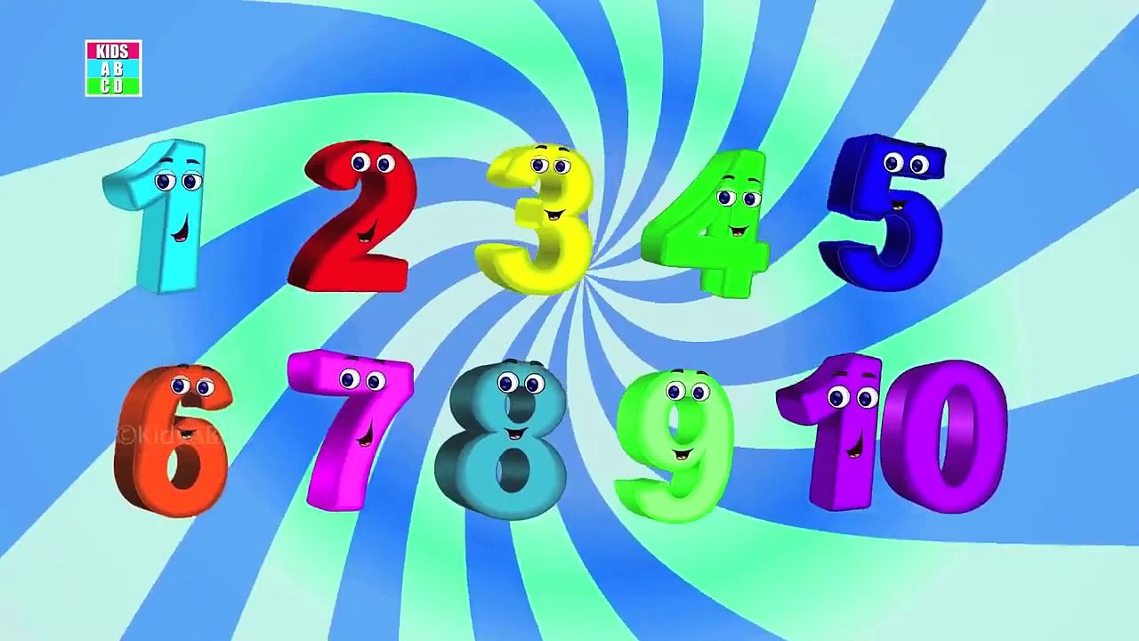 10 Little Numbers song for Children | Numbers song | Ten Little Numbers ...