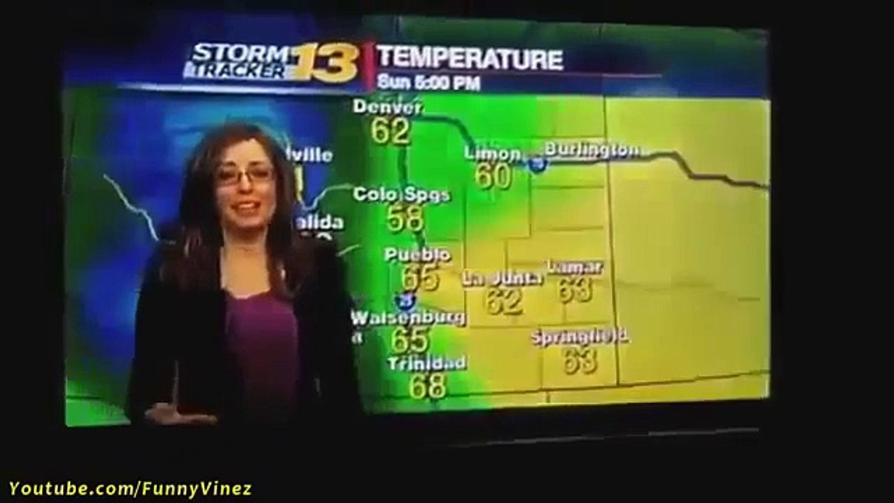 Weather Girl's Poor Choice of Clothes Funny Videos Funny Fail Funny ...