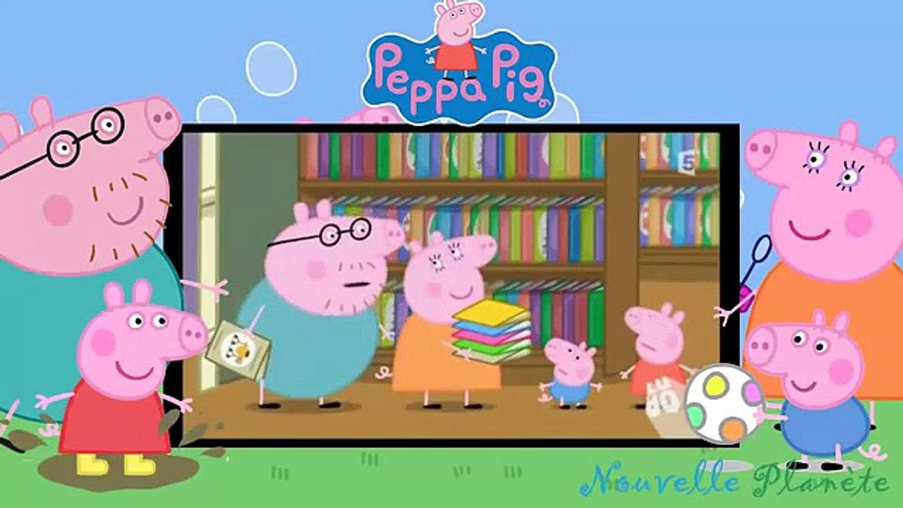 PEPPA PIG COCHON En Français Peppa Episodes La bibliotheque - video ...