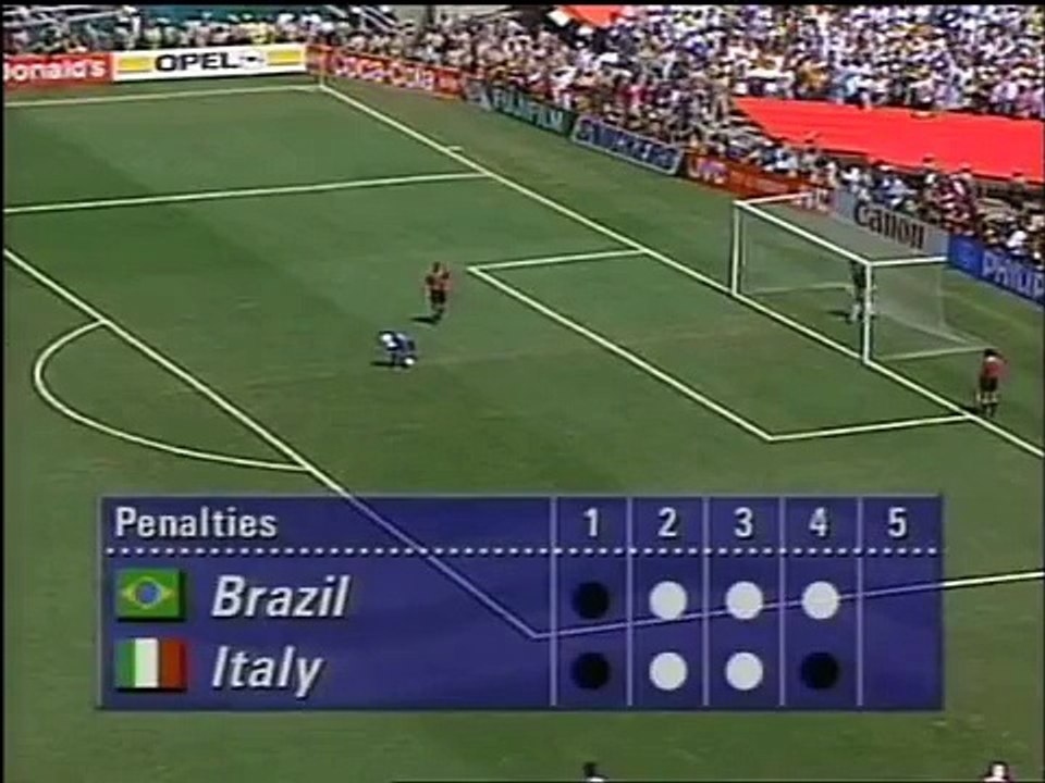 Baggio penalty miss - 1994 World Cup Final - video Dailymotion