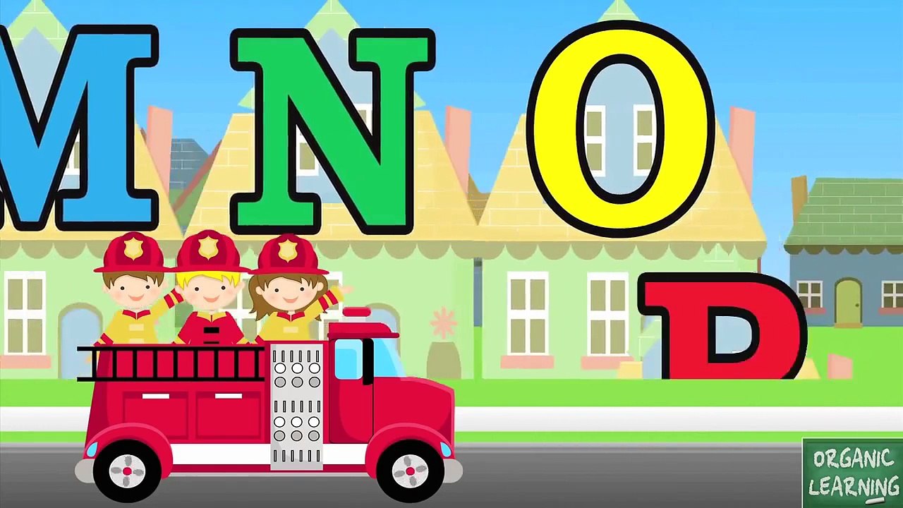 ABC Firetruck Song for Children Fire Truck Lullaby Nursery Rhyme in ...