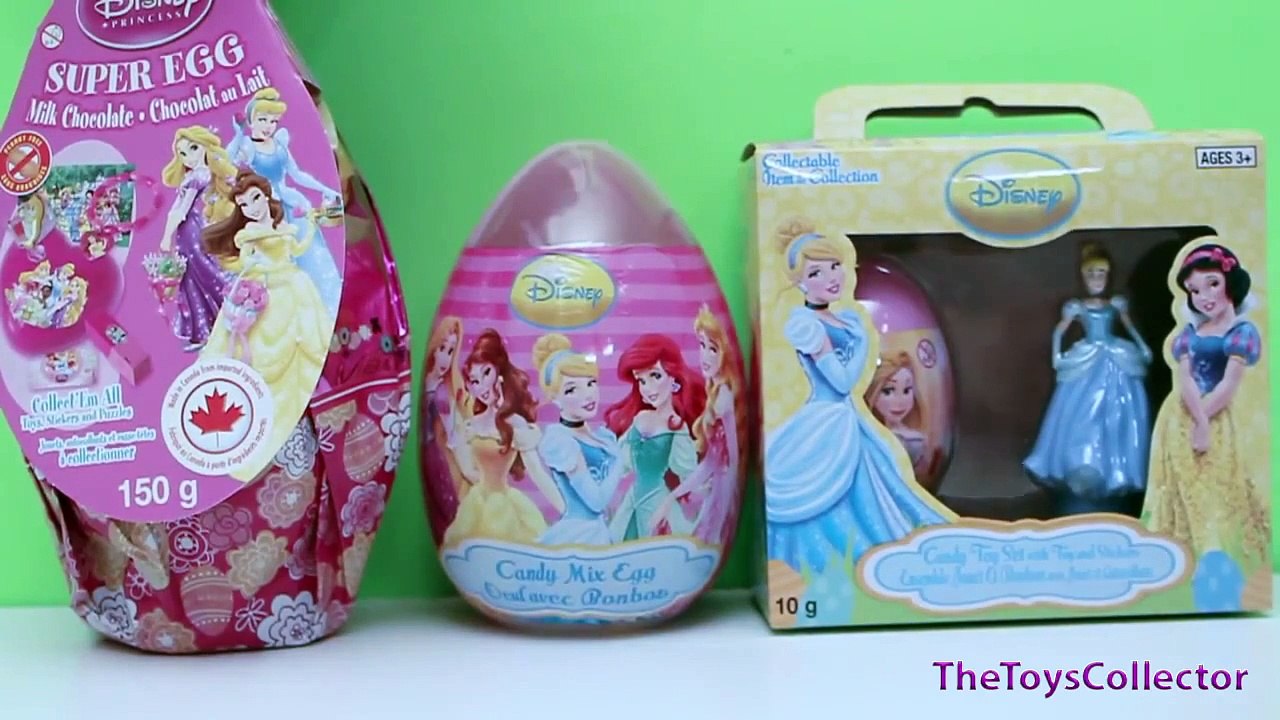 Disney Princess Huge Surprise Easter Chocolate Eggs | Toys Collector ...