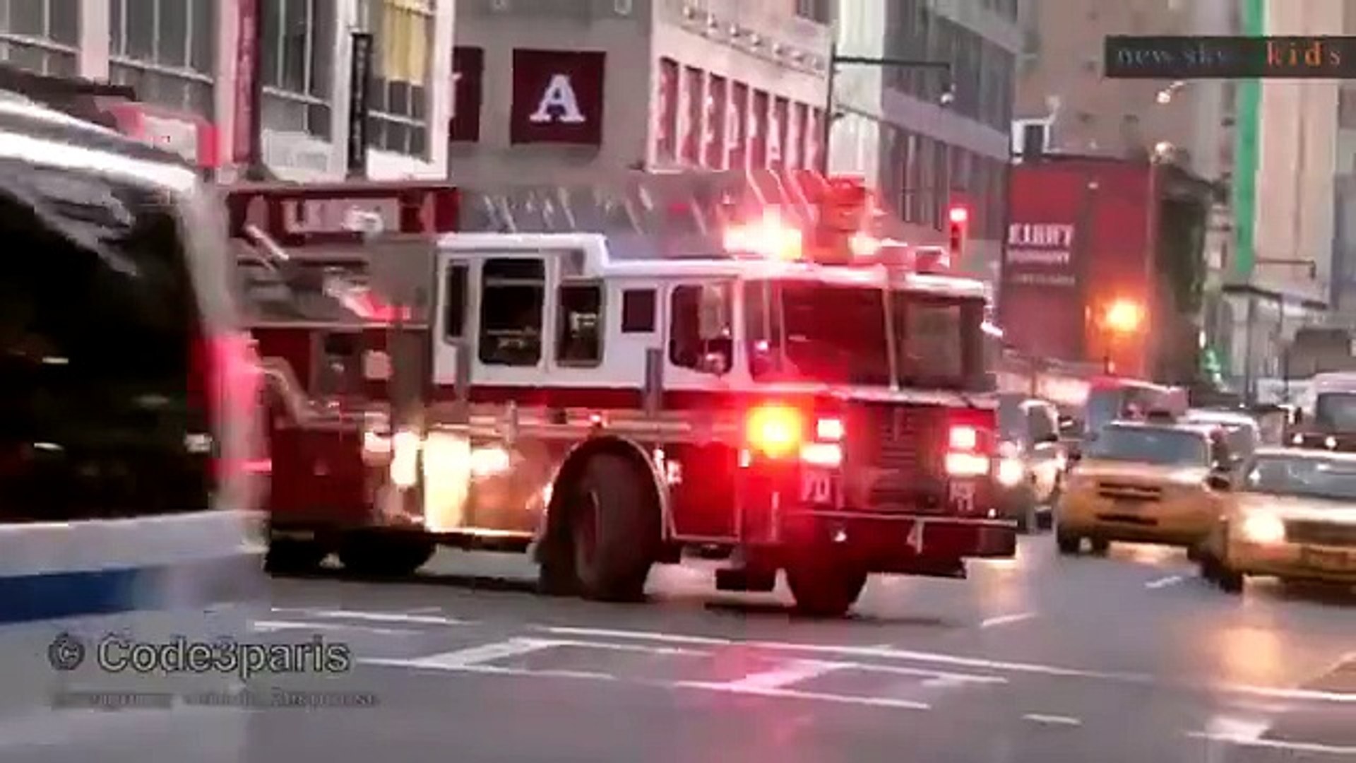 Fire Trucks Responding