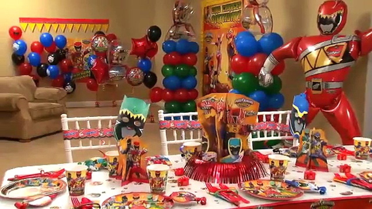 Party City Power Rangers Party Ideas - video Dailymotion