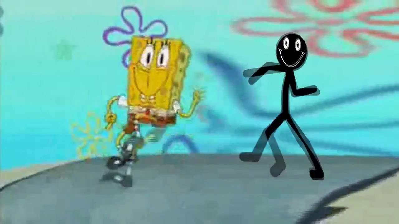 Stickman and SpongeBob Walk Cycles - video Dailymotion