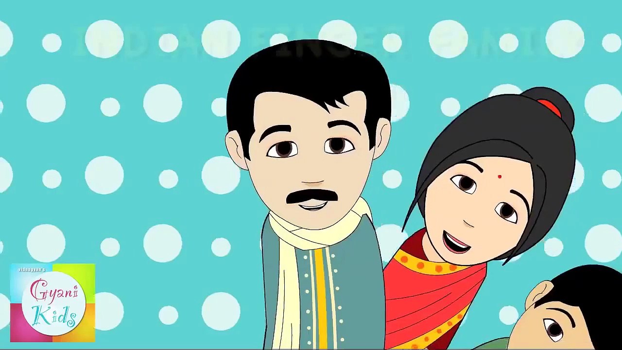The Finger Family Indian Family Nursery Rhyme Cartoon Animation Songs ...