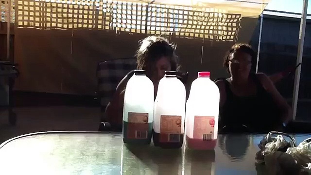 Kid throws up after milk challenge - video Dailymotion